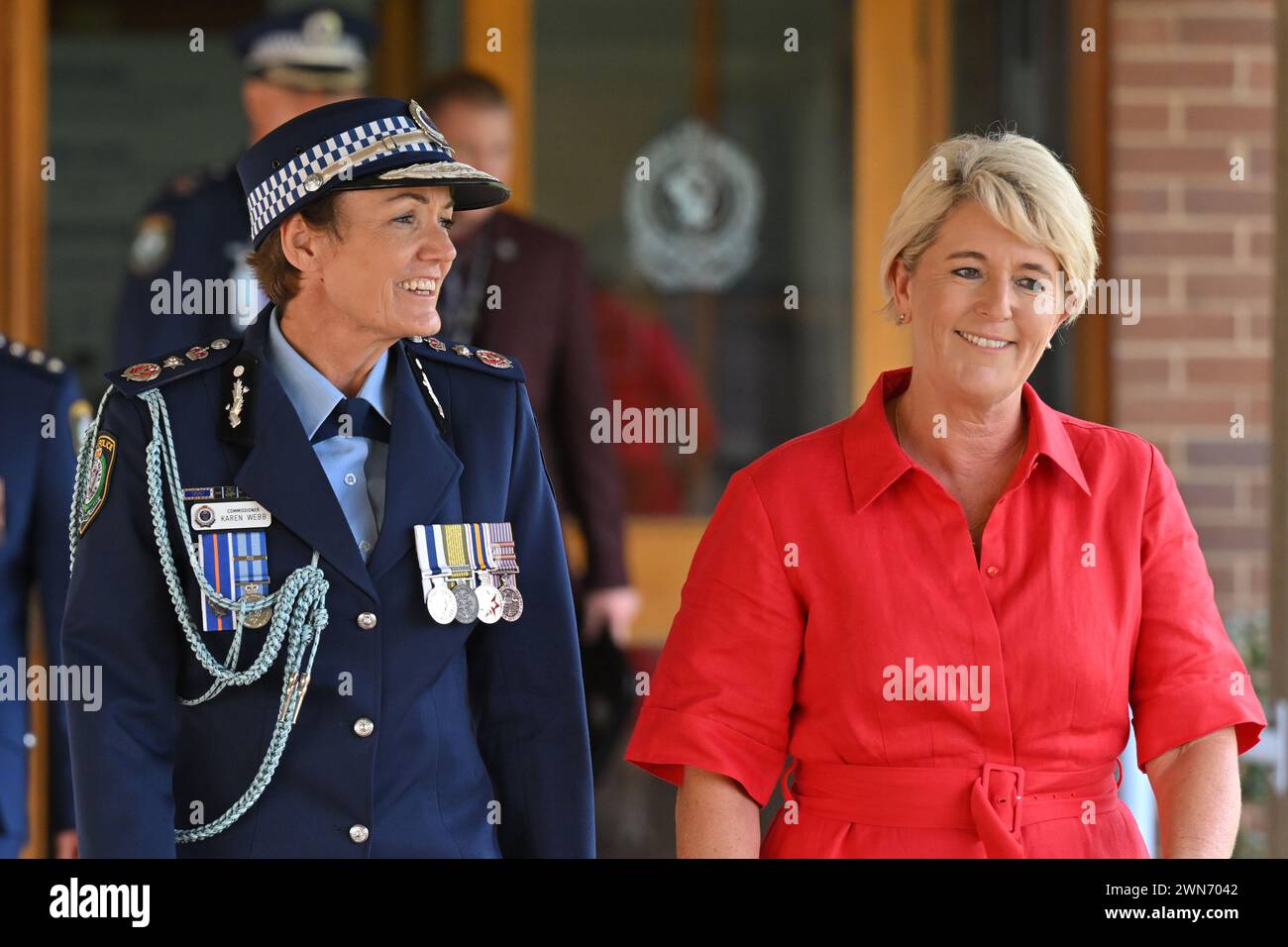 Goulburn, Australia. 01st Mar, 2024. NSW Police Commissioner Karen Webb ...