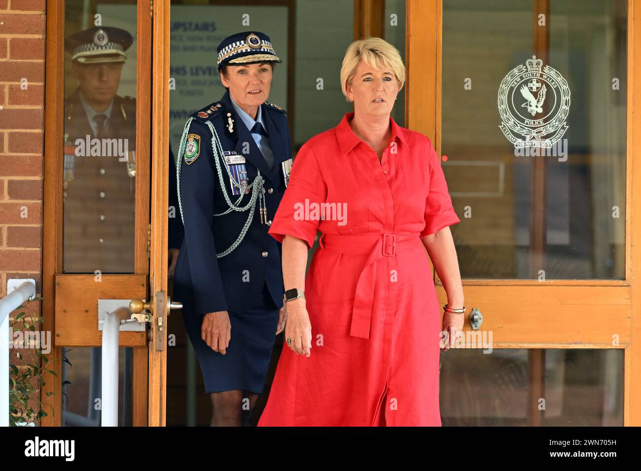 Goulburn, Australia. 01st Mar, 2024. NSW Police Commissioner Karen Webb ...