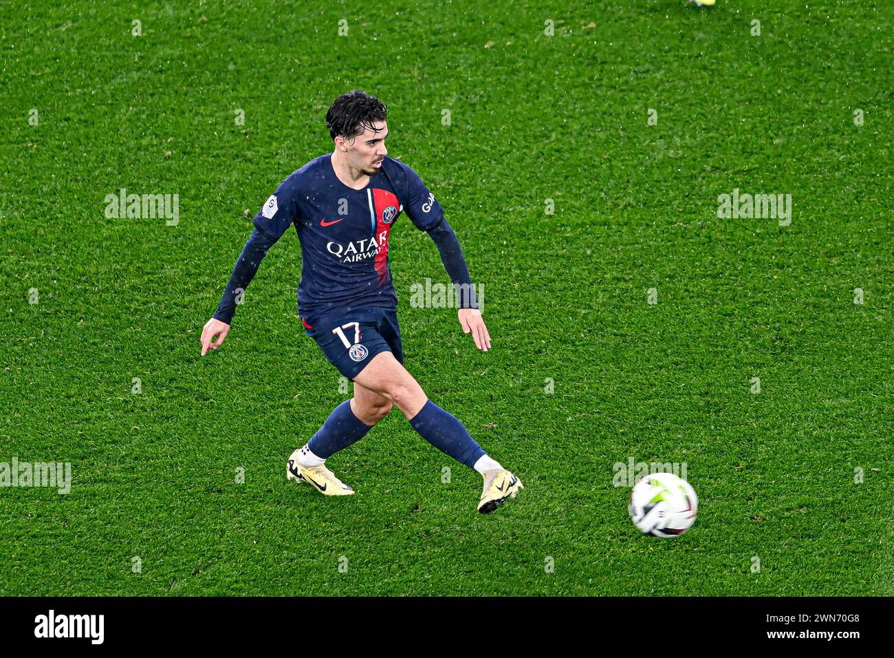 Paris, France. 25th Feb, 2024. Vitor Machado Ferreira Vitinha during ...