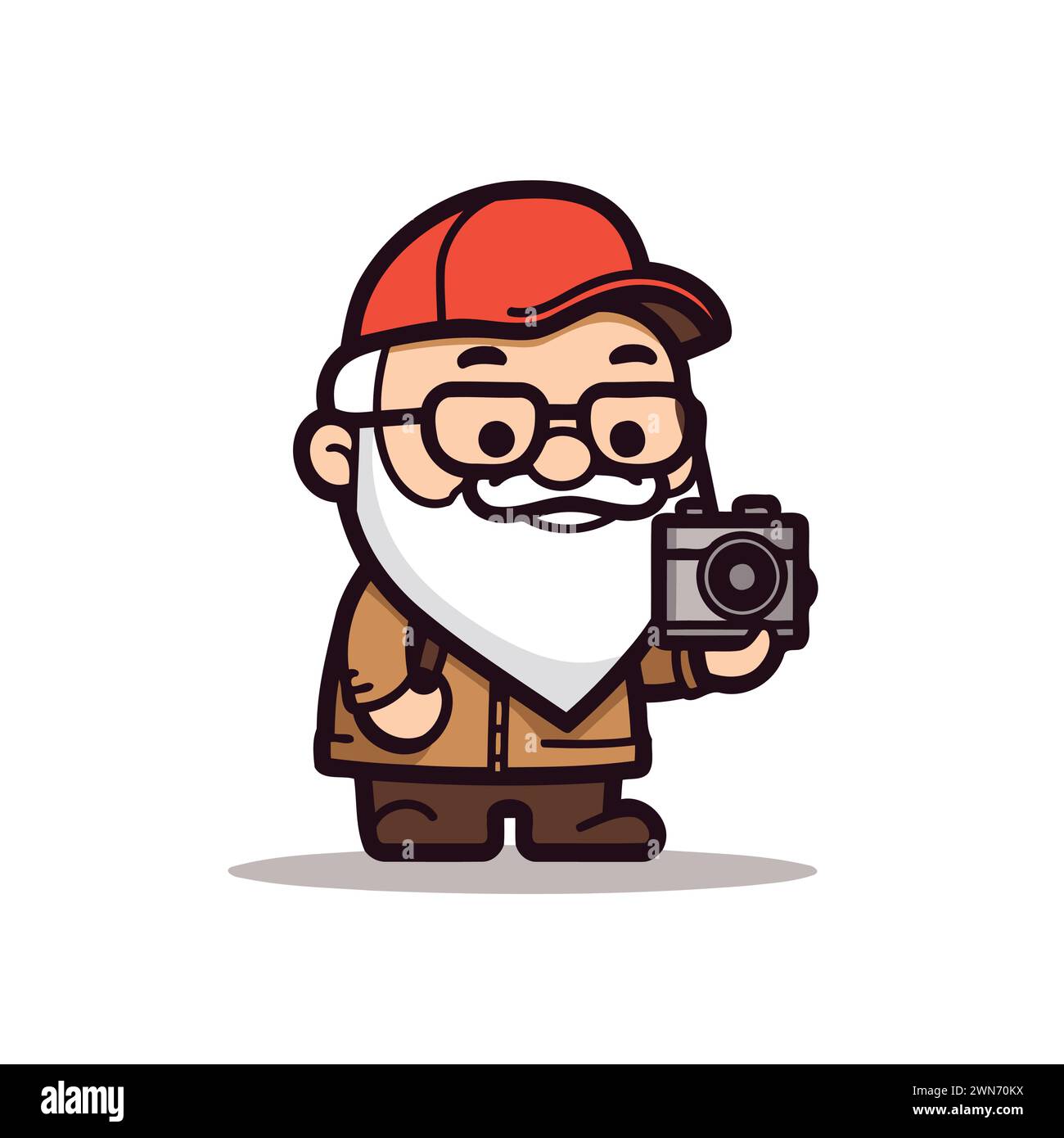 Man photographer drawing Stock Vector Images - Alamy