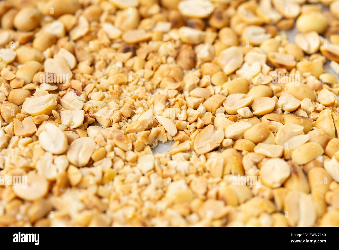 angle view ground peanuts as background and texture Stock Photo - Alamy
