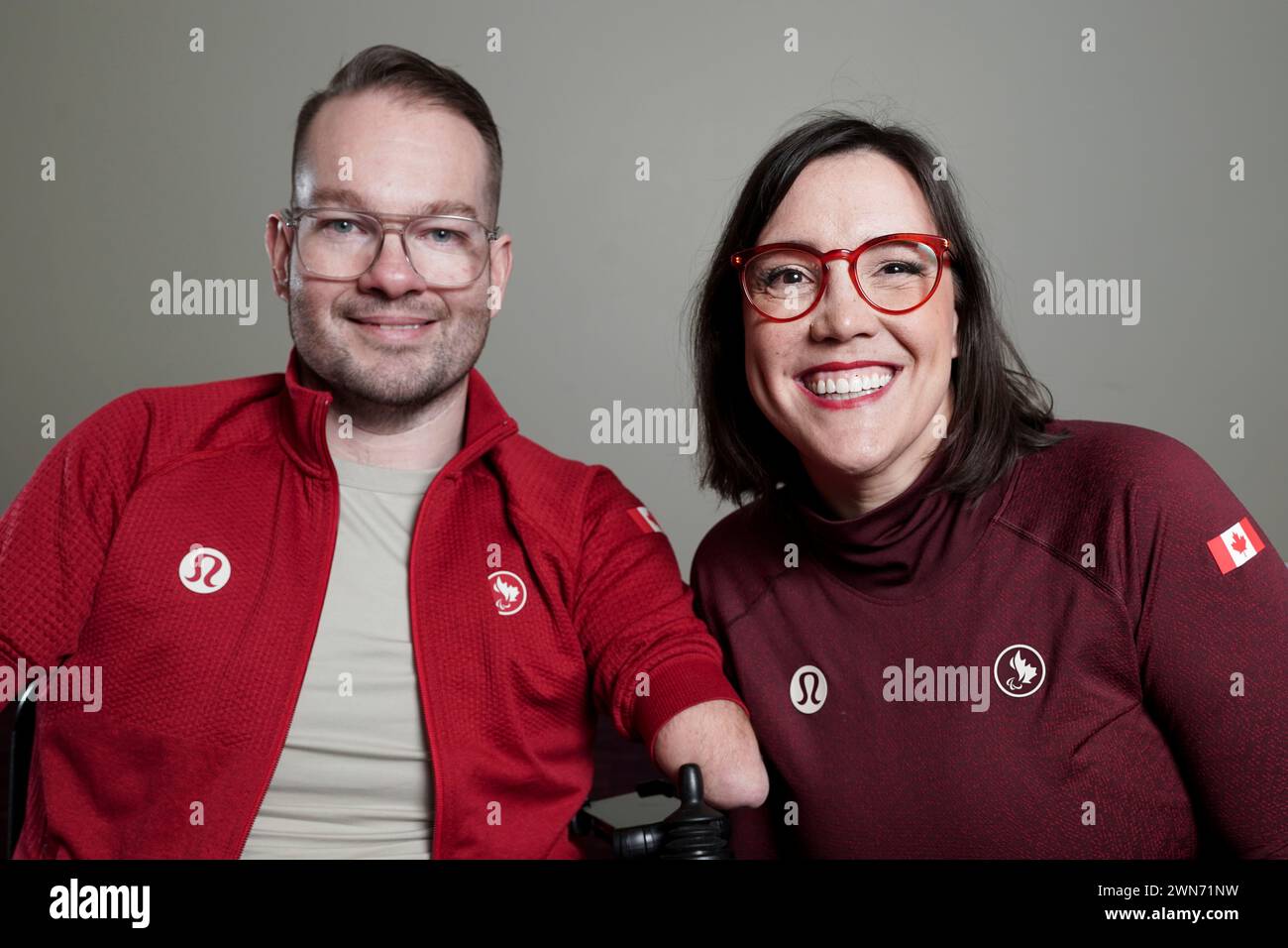 Toronto, Canada. 29th Feb, 2024. Canadian Co-Chefs Josh Sander Vies ...