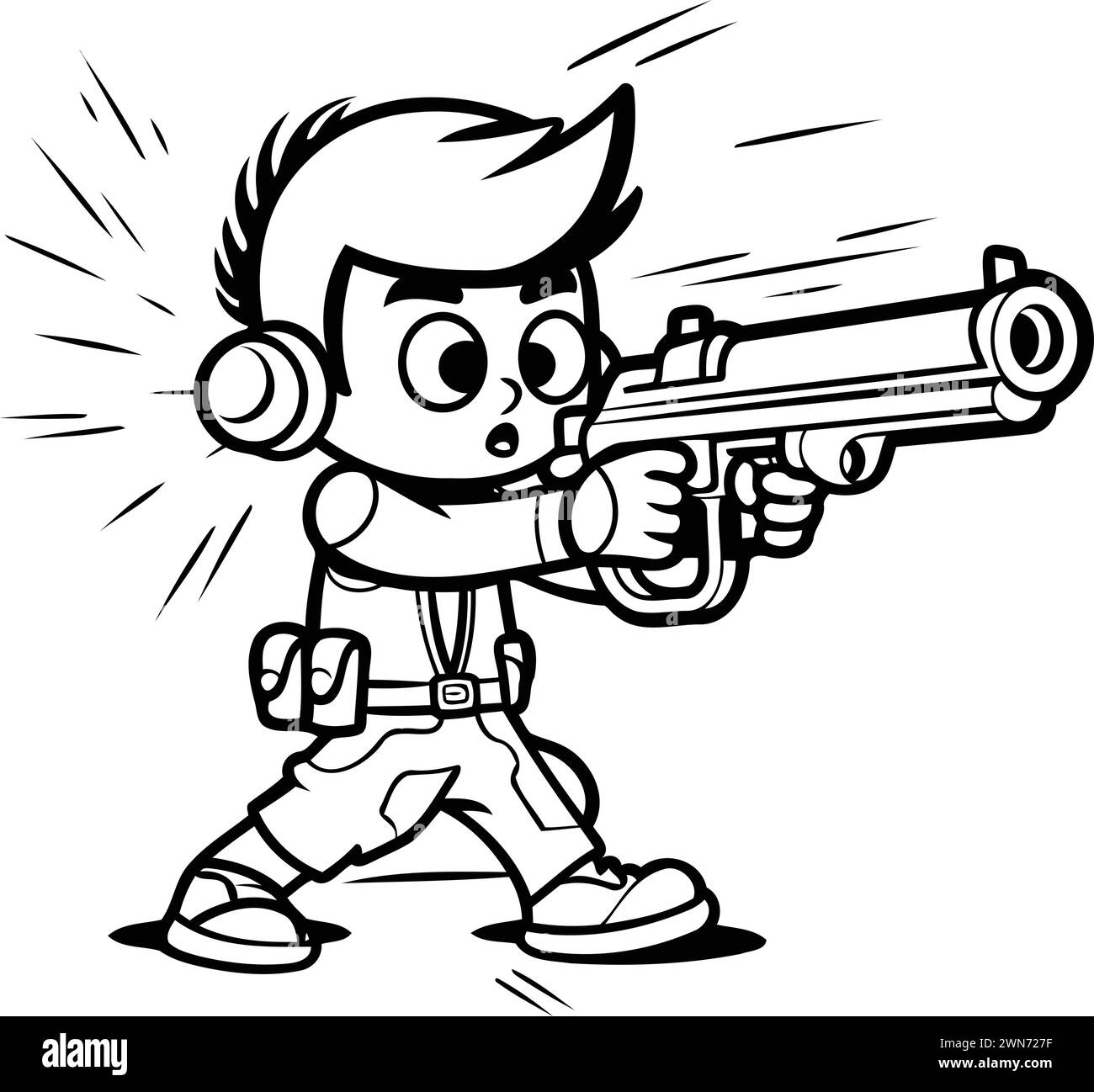 Cartoon character book pointing Stock Vector Images - Alamy