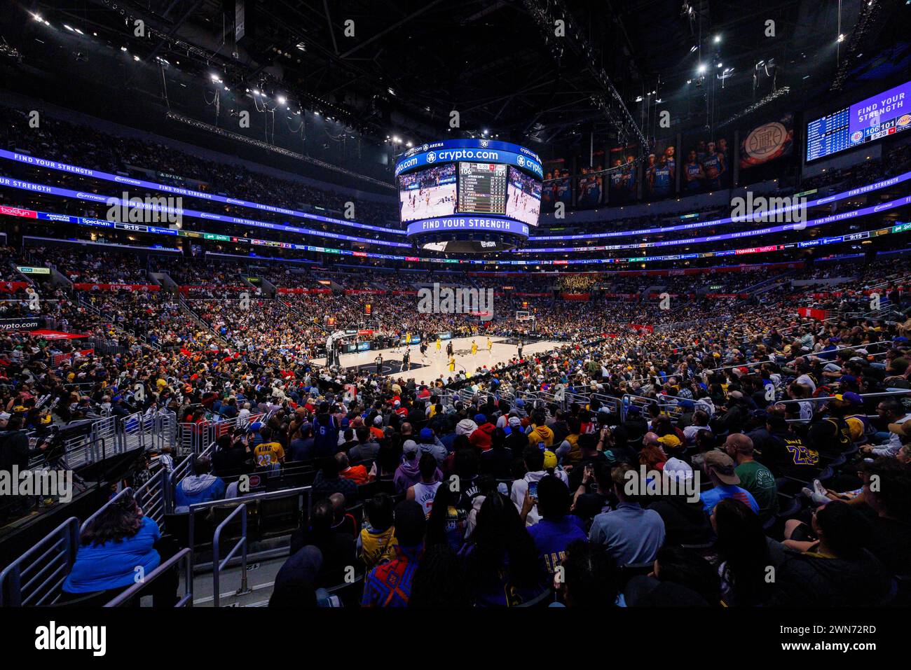 LOS ANGELES, CA - FEBRUARY 28: General view of the interior of Crypto ...