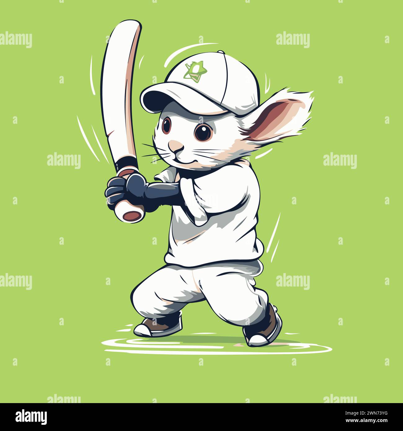 Cricket cap Stock Vector Images - Alamy