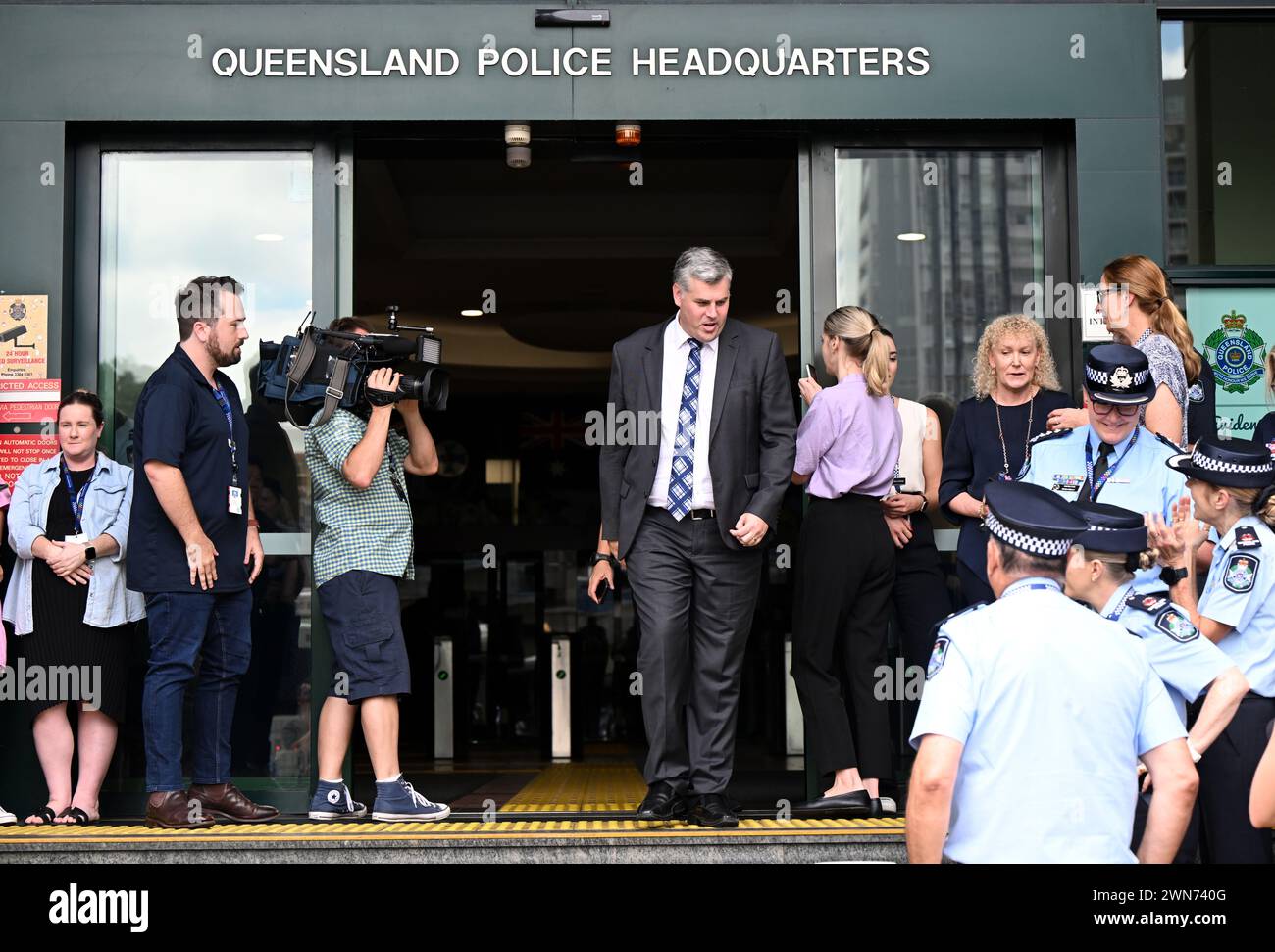 Brisbane, Australia. 01st Mar, 2024. Queensland Police Minister Mark ...