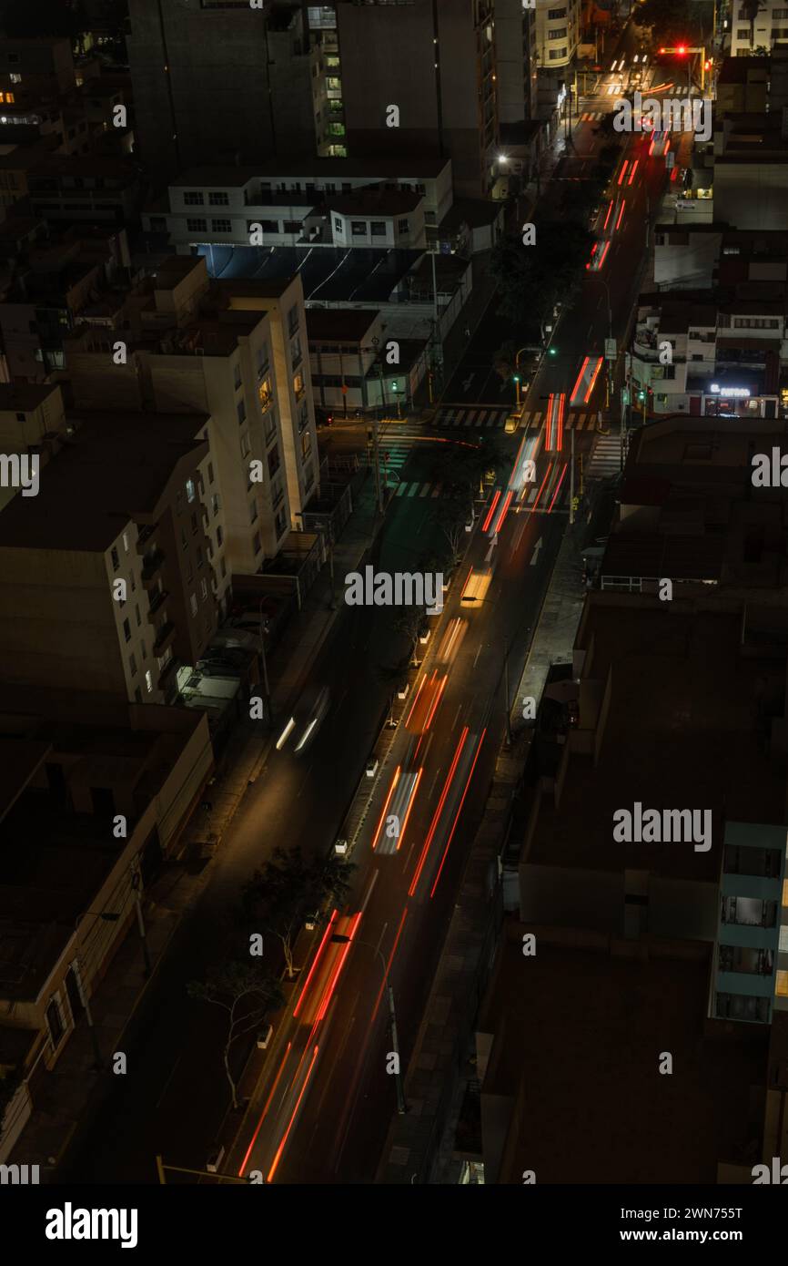 Timelapse heavy traffic car on hi-res stock photography and images - Alamy