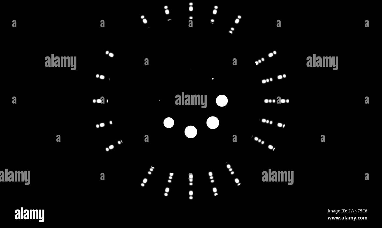 Image of data loading ring on black background Stock Photo - Alamy