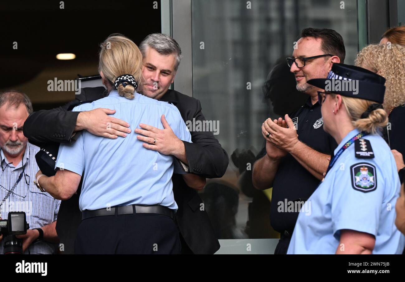 Brisbane, Australia. 01st Mar, 2024. Queensland Police Minister Mark ...