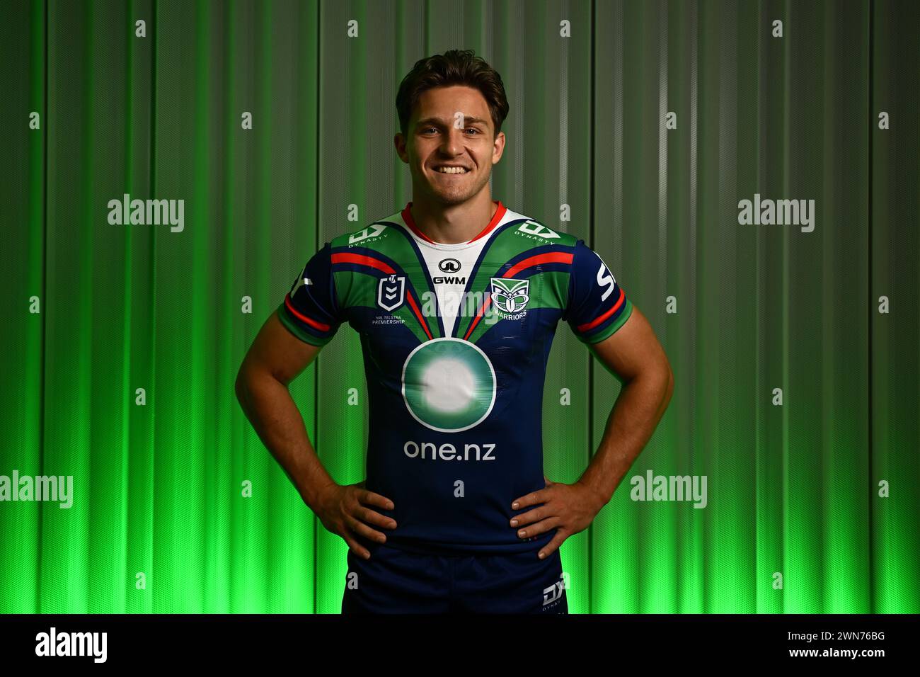 Sydney, Australia. 01st Mar, 2024. Luke Metcalf of the Warriors poses ...