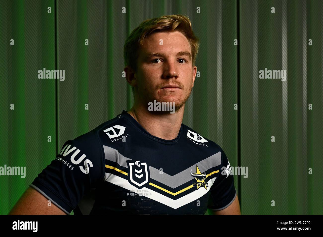 Sydney, Australia. 01st Mar, 2024. Tom Dearden of the Cowboys poses for ...