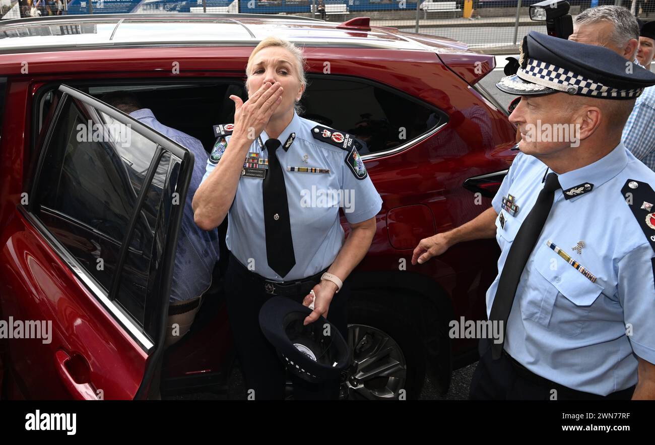 Brisbane Australia 01st Mar 2024 Queensland Police Commissioner