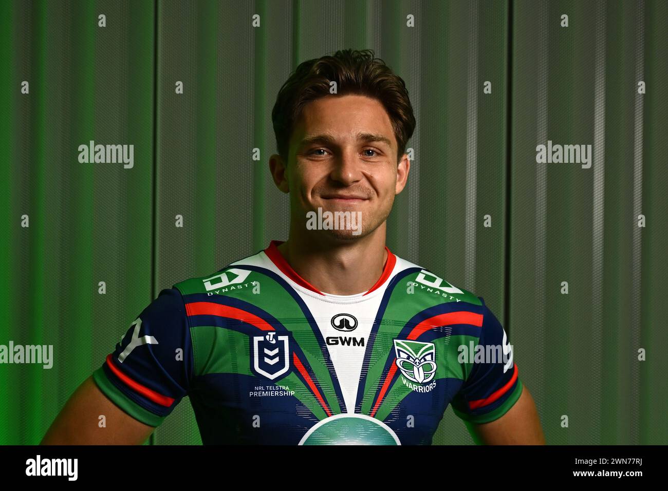 Sydney, Australia. 01st Mar, 2024. Luke Metcalf of the Warriors poses ...
