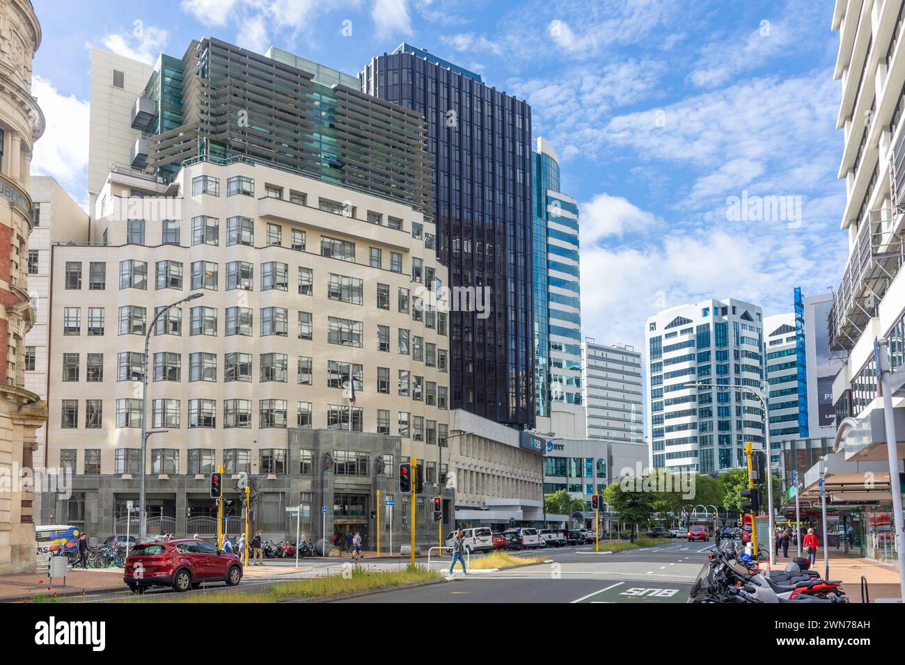 High rise buildings wellington hi-res stock photography and images - Alamy