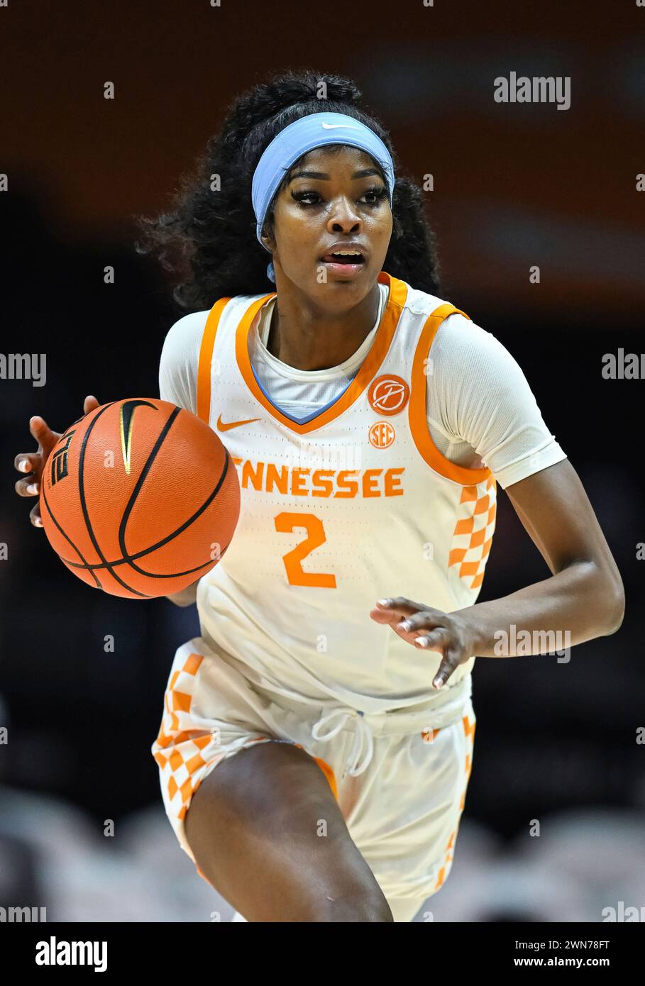 KNOXVILLE, TN - FEBRUARY 29: Tennessee Lady Vols forward Rickea Jackson ...