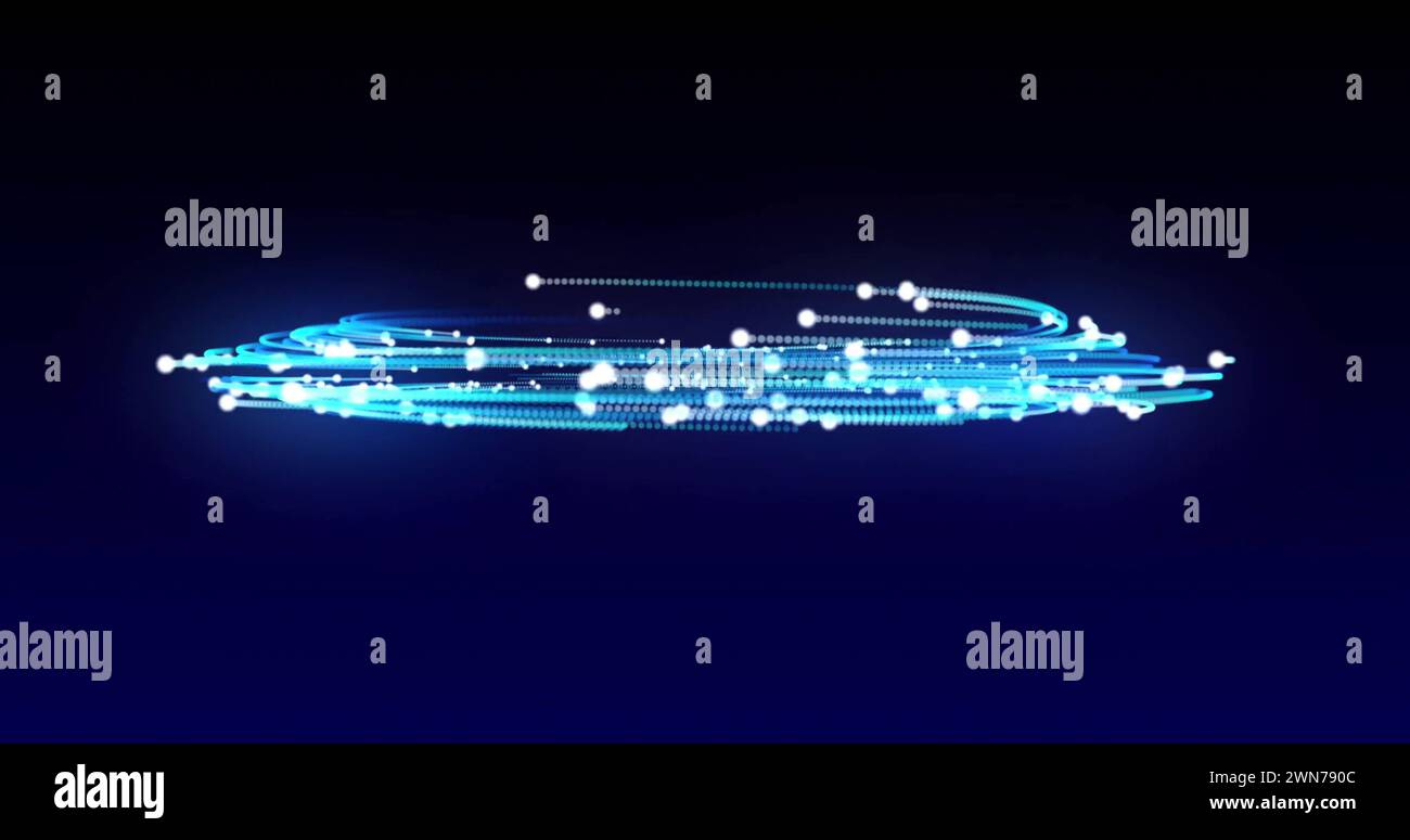 Image of grey human body and glowing network of connections on black ...