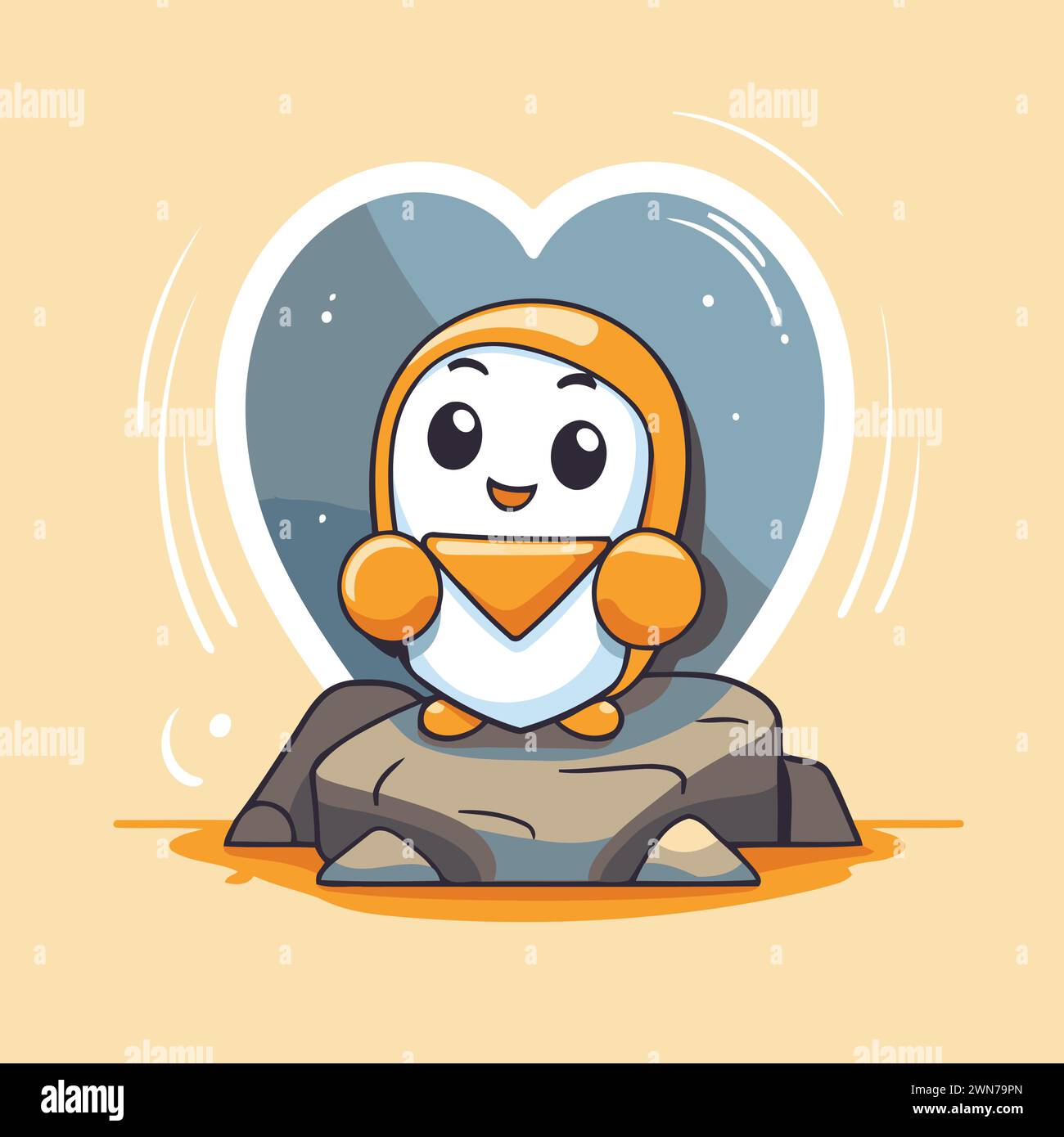 Penguin rock art hi-res stock photography and images - Alamy