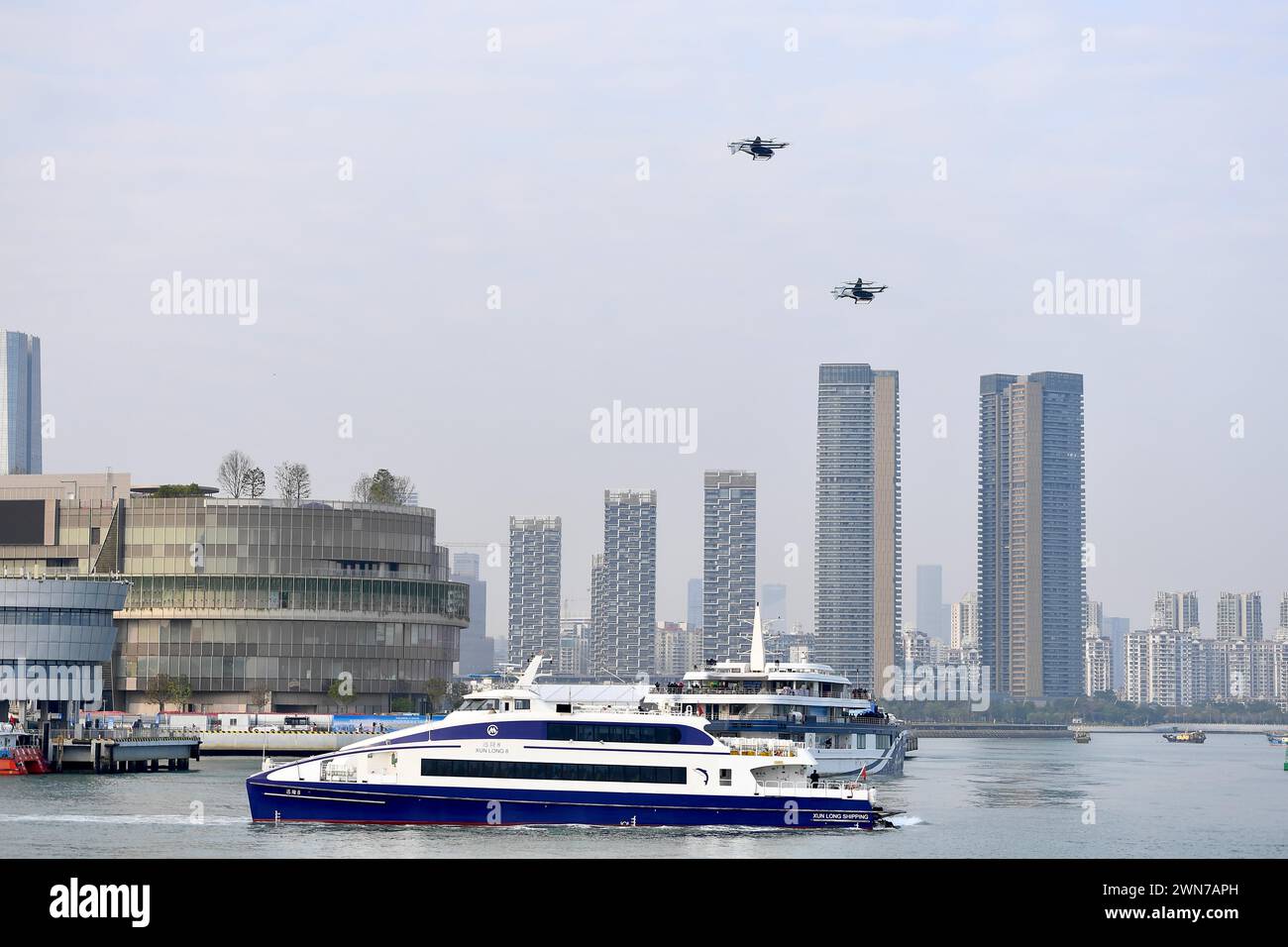 **CHINESE MAINLAND, HONG KONG, MACAU AND TAIWAN OUT** Two 5-seat eVTOL ...