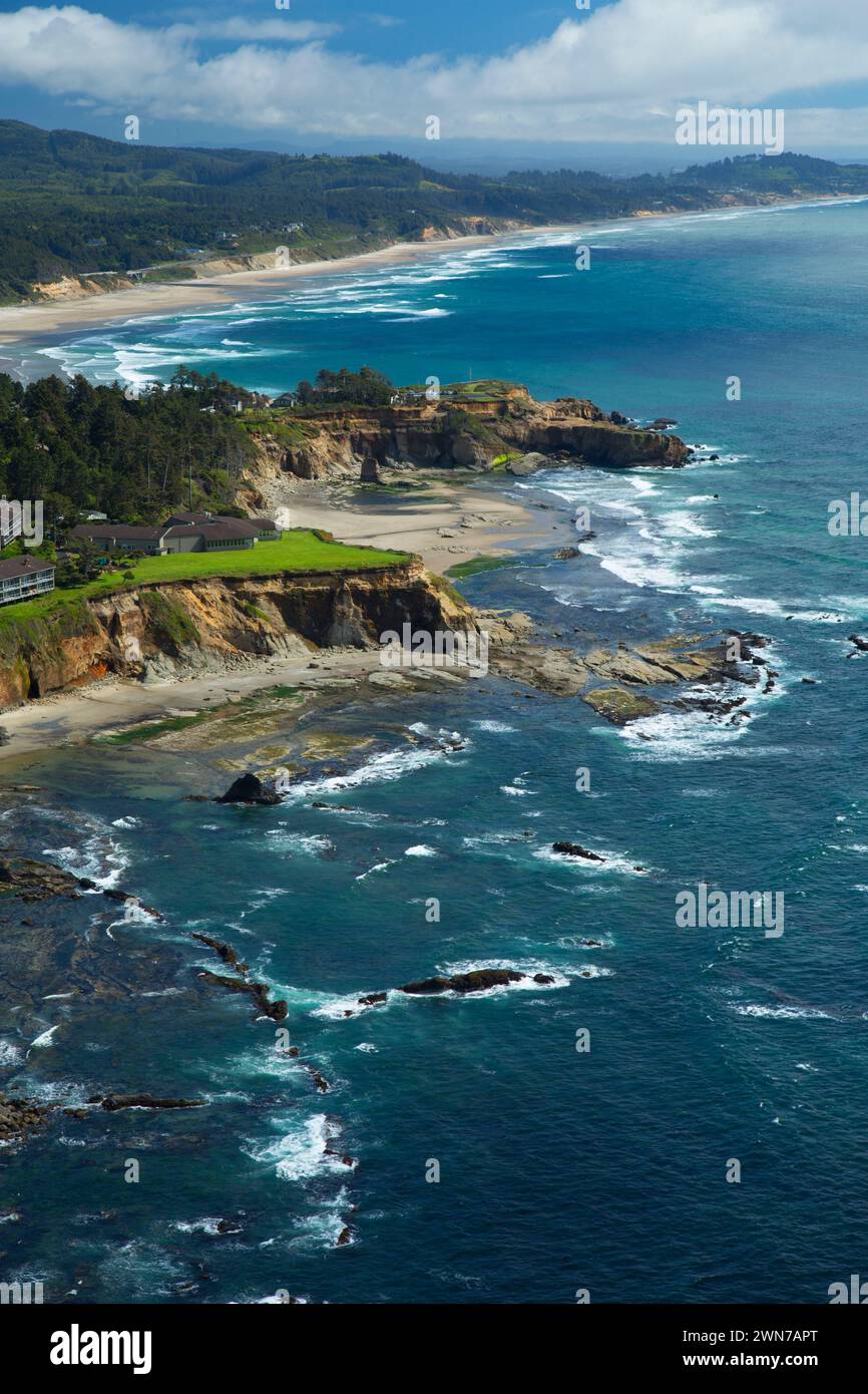 Otter Crest, Cape Foulweather State Park, Oregon Stock Photo - Alamy