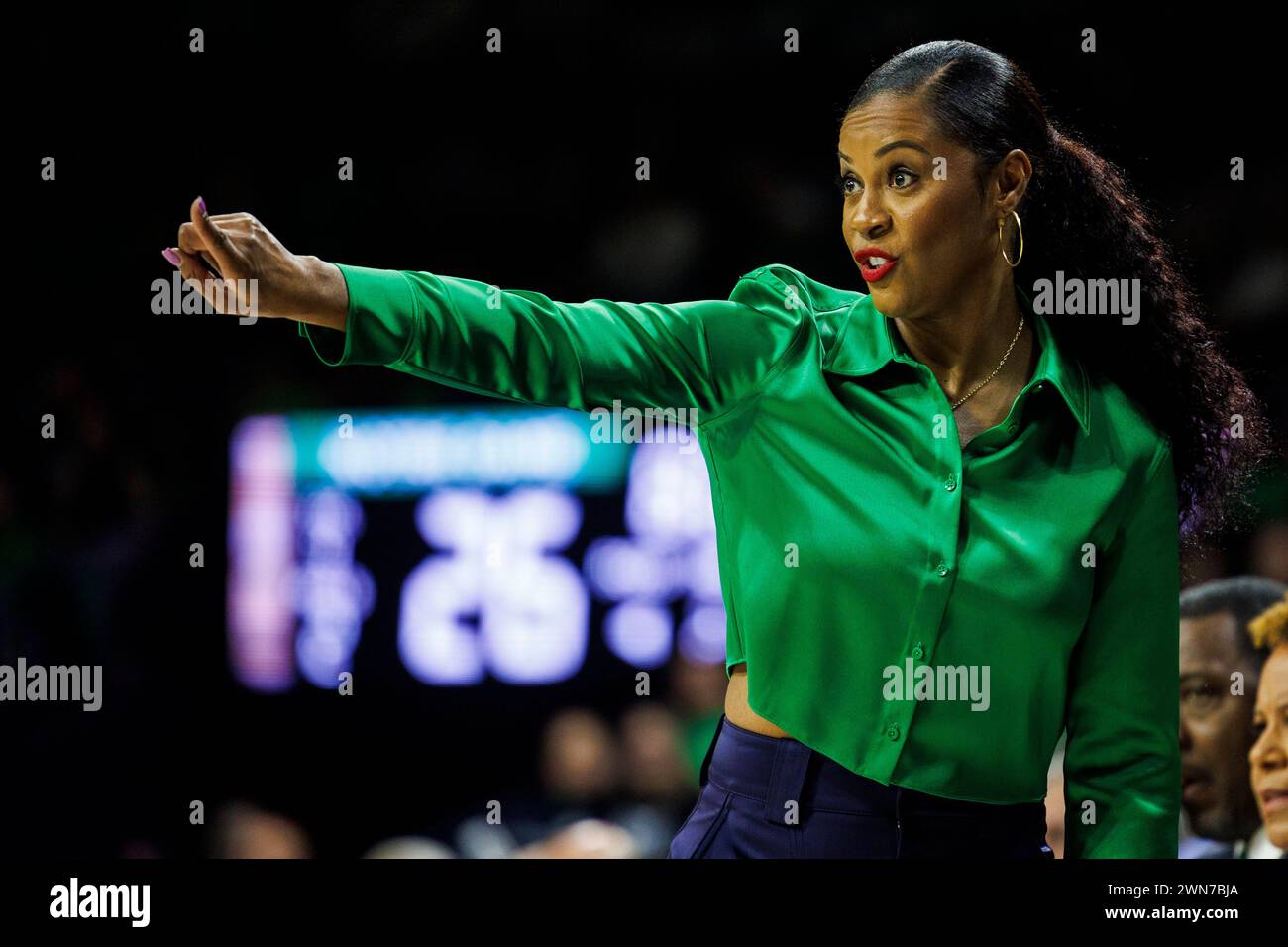 South Bend, Indiana, USA. 29th Feb, 2024. Notre Dame head coach Niele ...