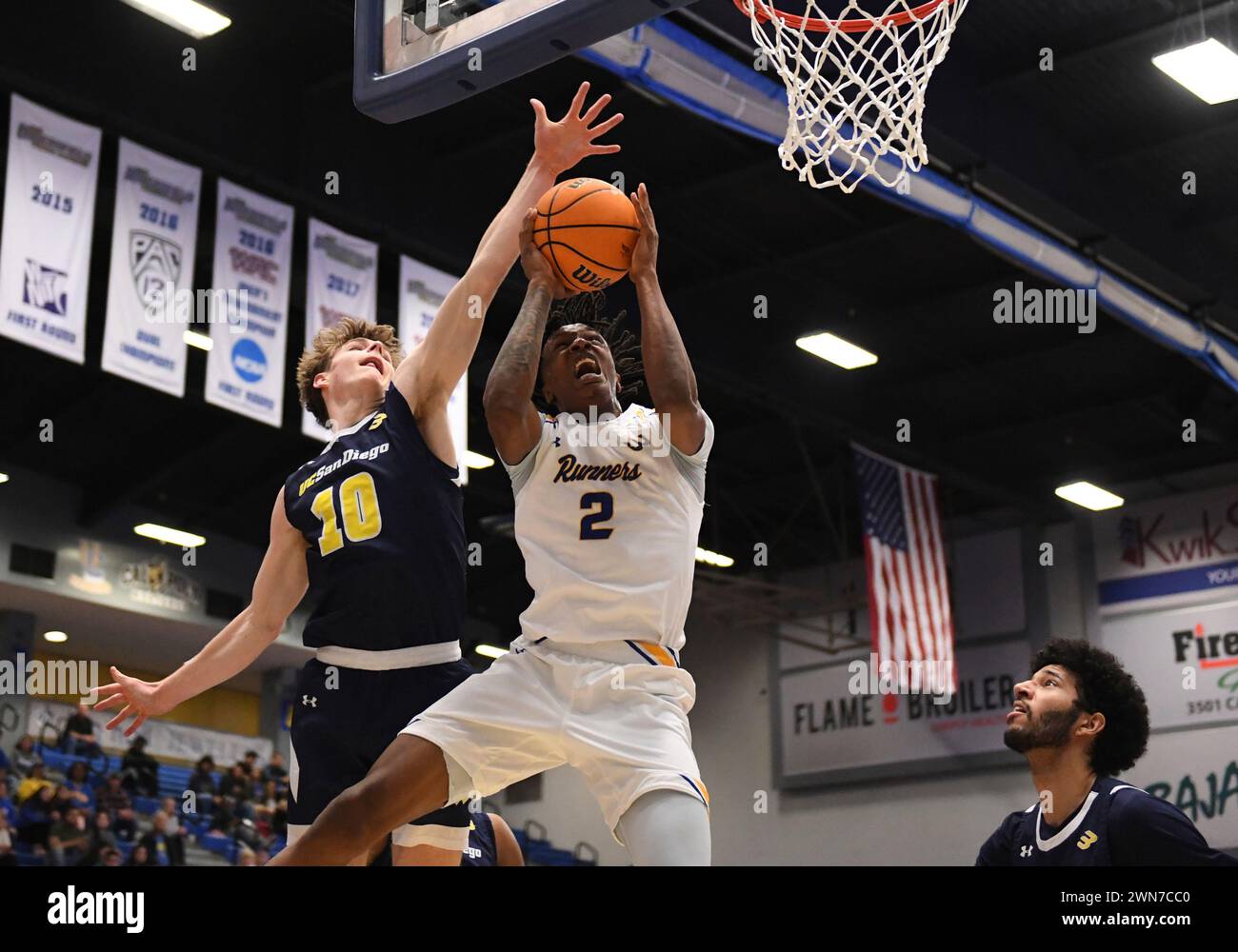BAKERSFIELD, CA - FEBRUARY 29: Cal State Bakersfield Roadrunners ...