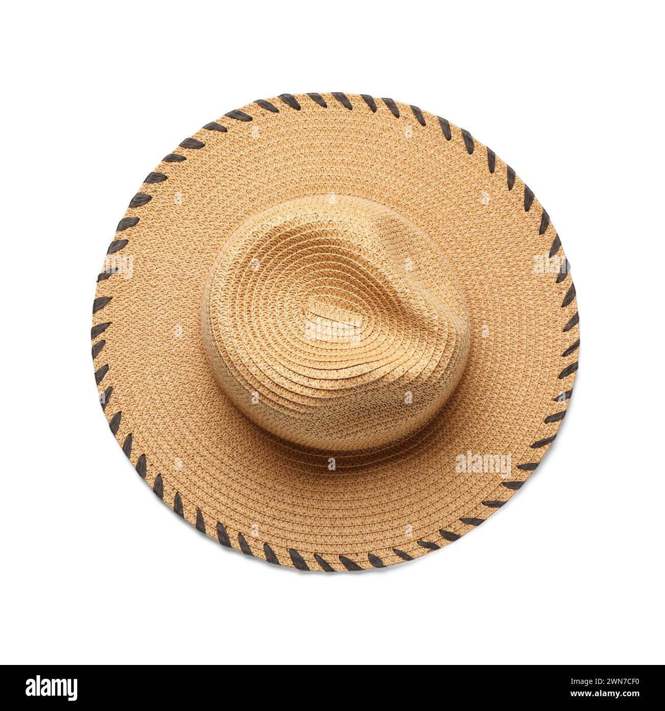 Straw hat on white background. Festa Junina (June Festival) celebration ...