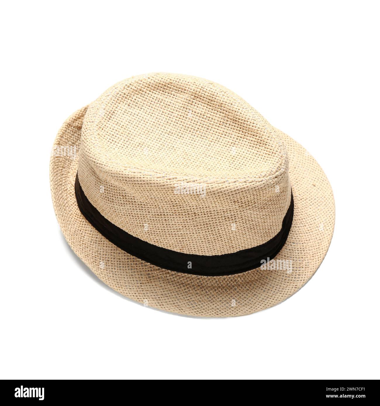 Straw hat on white background. Festa Junina (June Festival) celebration ...