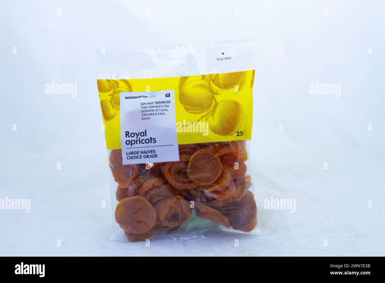 Johannesburg, South Africa - a packet of dried royal apricots from ...