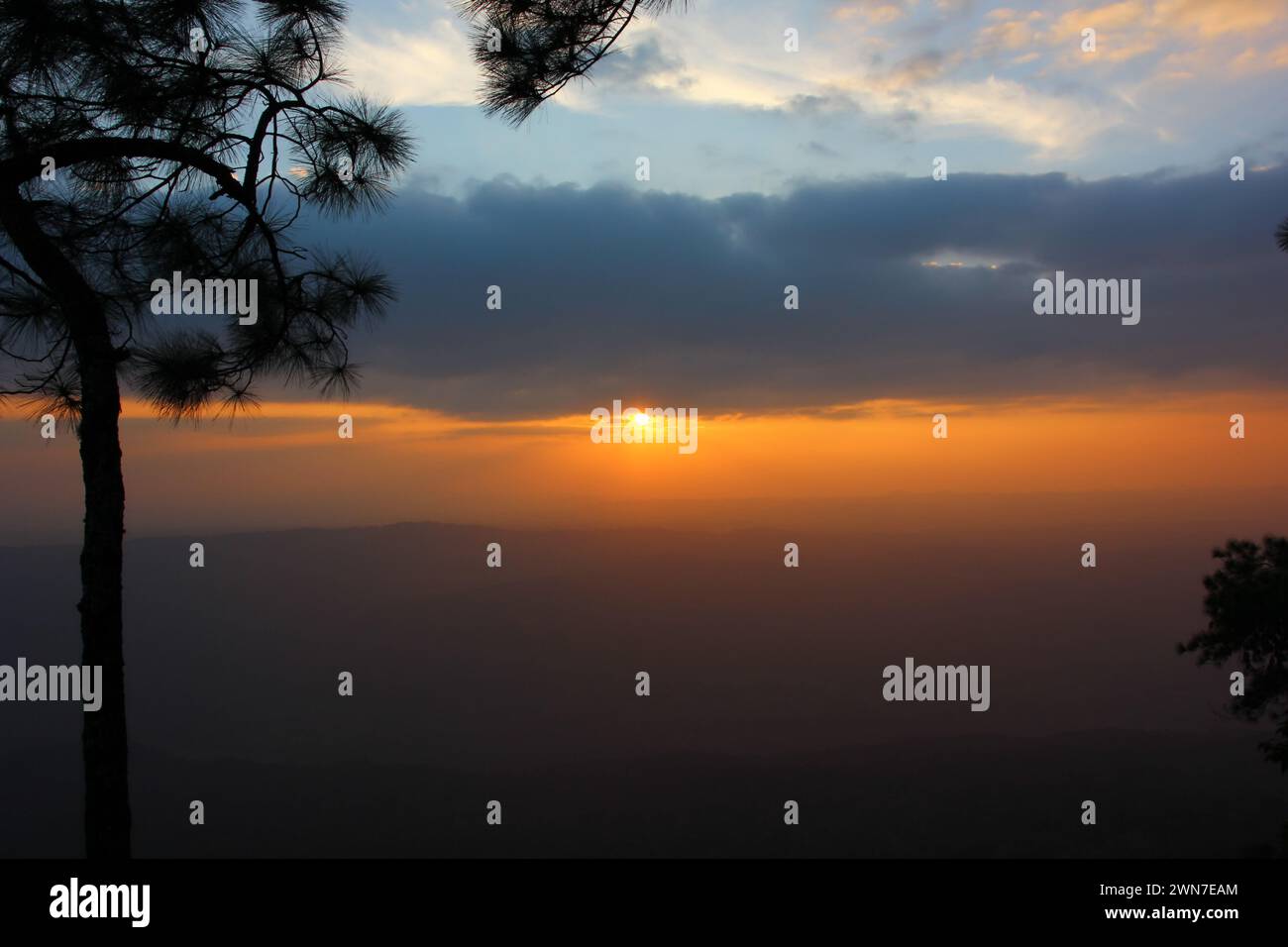 landscape sun set or sun rise dramatic sky abstract nature background ...