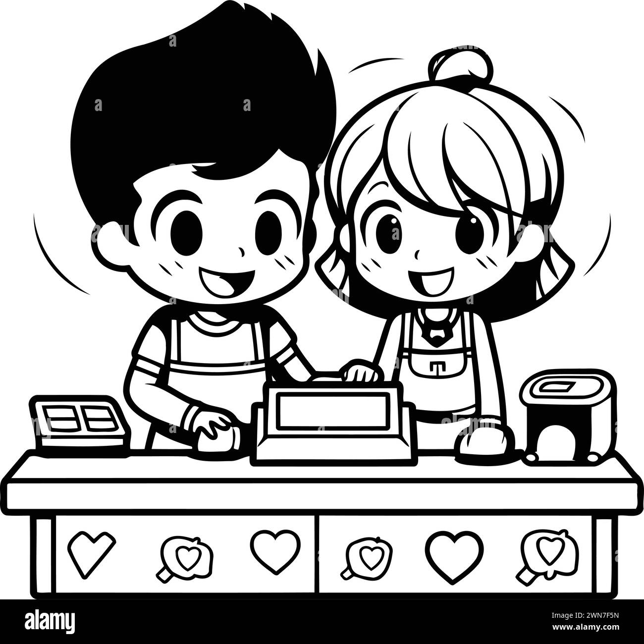 Cash register clipart hi-res stock photography and images - Alamy