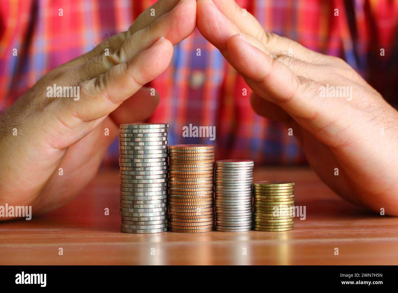 Protect business concept financial growth hi-res stock photography and ...