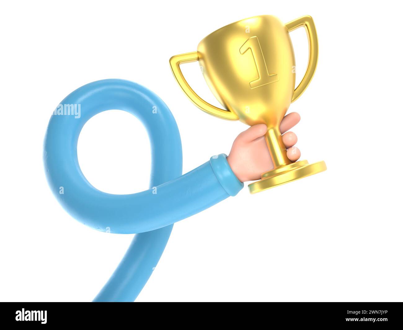 Cartoon trophy hi-res stock photography and images - Alamy