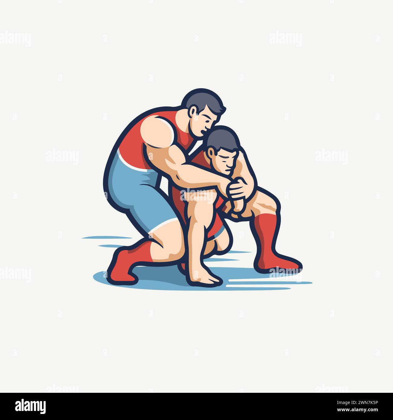 Wrestle Stock Vector Images - Alamy