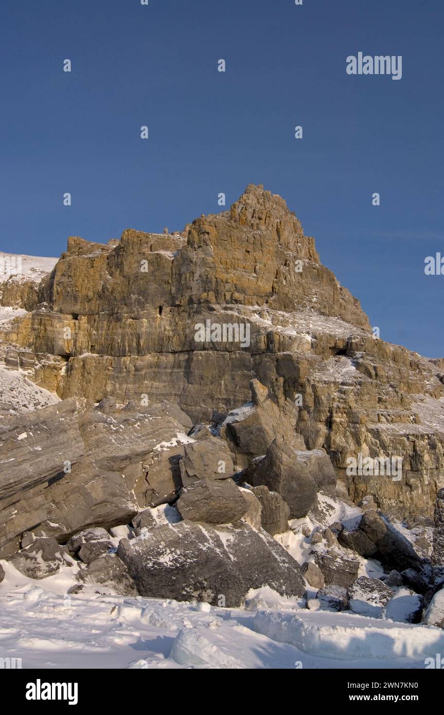 Cape Lisburne area high winds and cross sea currents western corner of ...