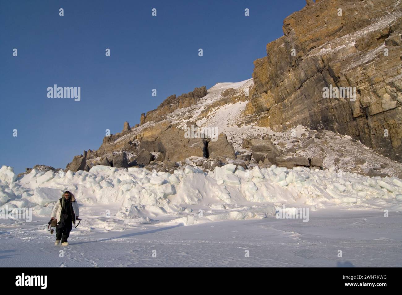 Cape Lisburne area high winds and cross sea currents western corner of ...