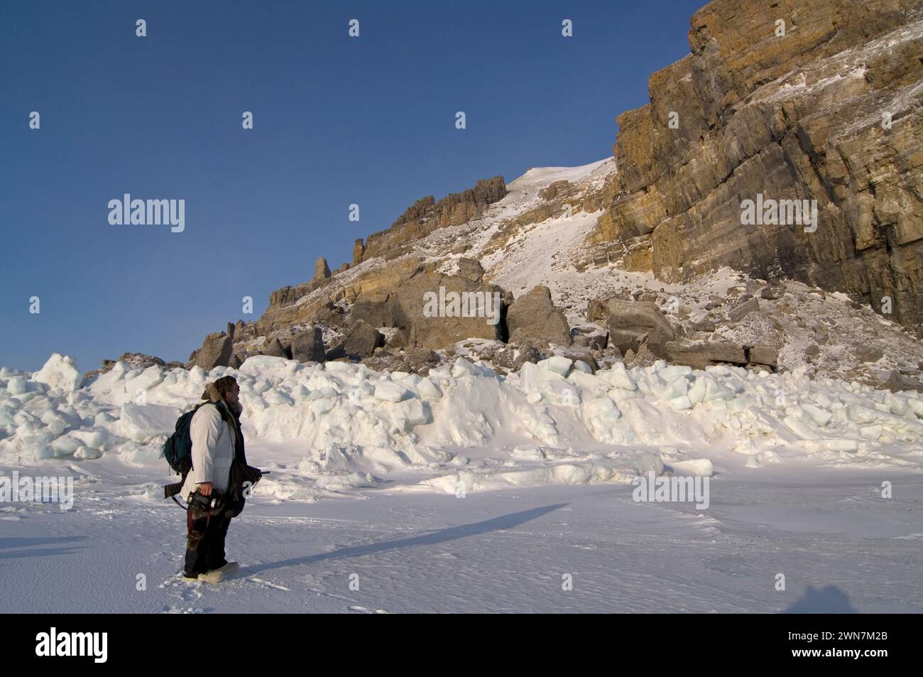 Cape Lisburne area high winds and cross sea currents western corner of ...