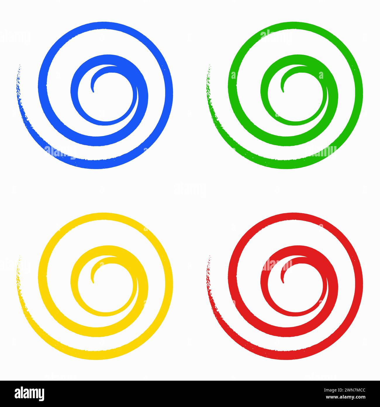 spiral painted on a turning egg Stock Photo - Alamy