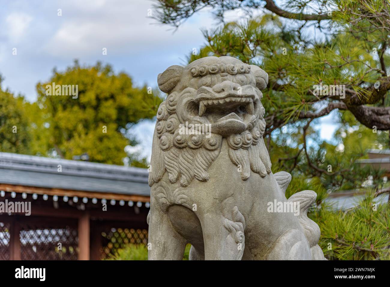 Jonangu Shinto Shrine from Heian period in southern Kyoto Kansai region ...