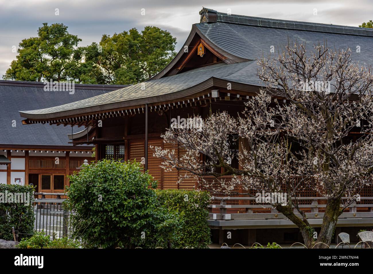 Jonangu Shinto Shrine from Heian period in southern Kyoto Kansai region ...