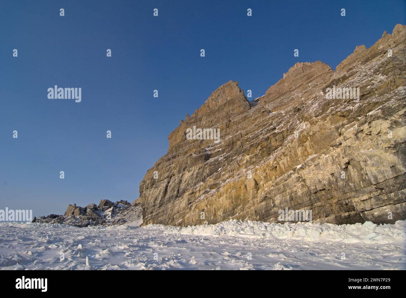 Cape Lisburne area high winds and cross sea currents western corner of ...