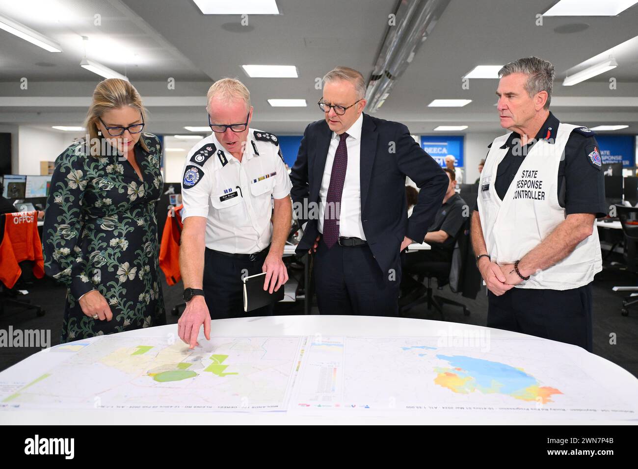 Melbourne, Australia. 01st Mar, 2024. Victorian Premier Jacinta Allan ...
