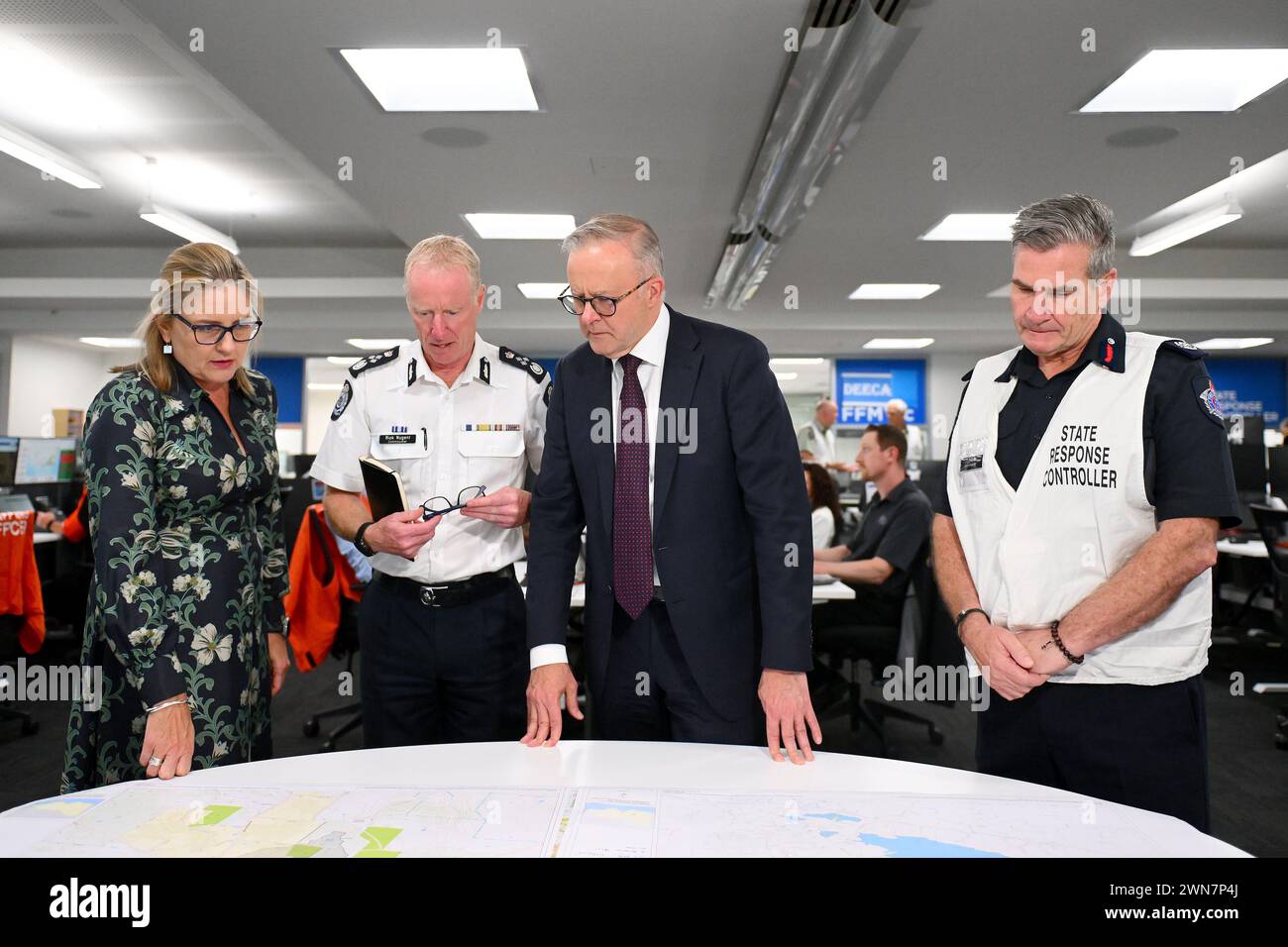 Melbourne, Australia. 01st Mar, 2024. Victorian Premier Jacinta Allan ...