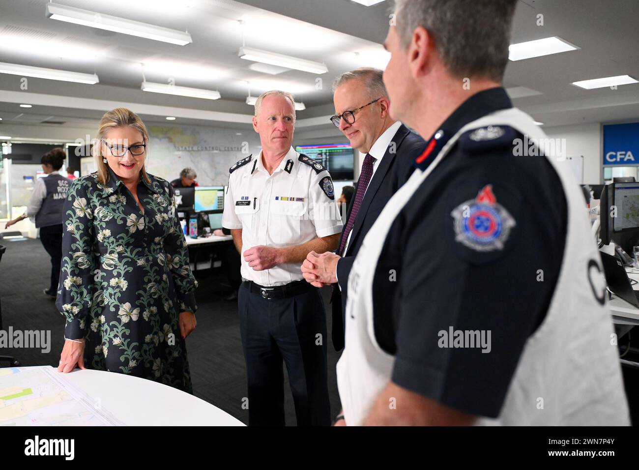 Melbourne, Australia. 01st Mar, 2024. Victorian Premier Jacinta Allan ...