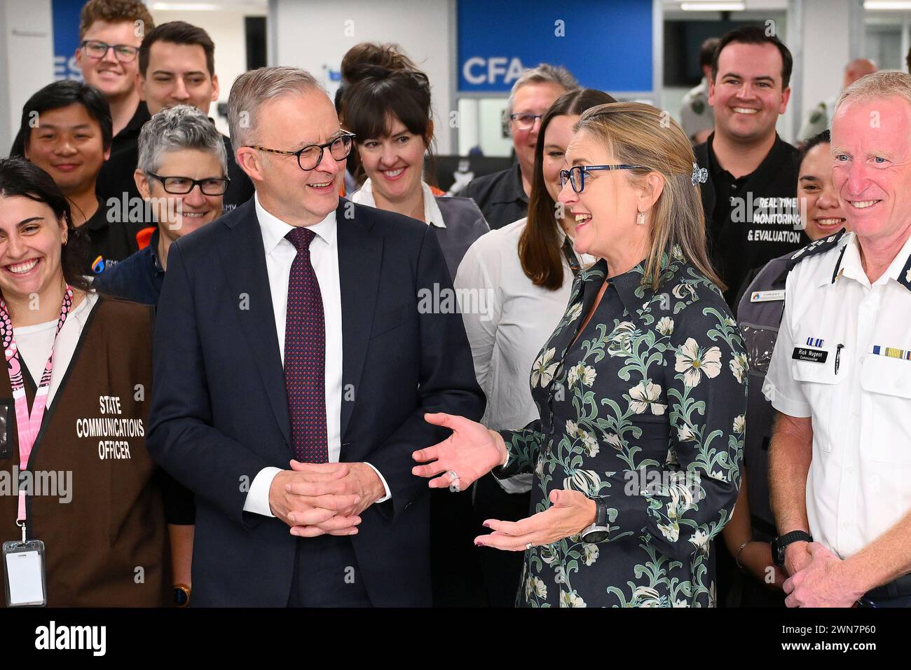 Melbourne, Australia. 01st Mar, 2024. Australian Prime Minister Anthony ...