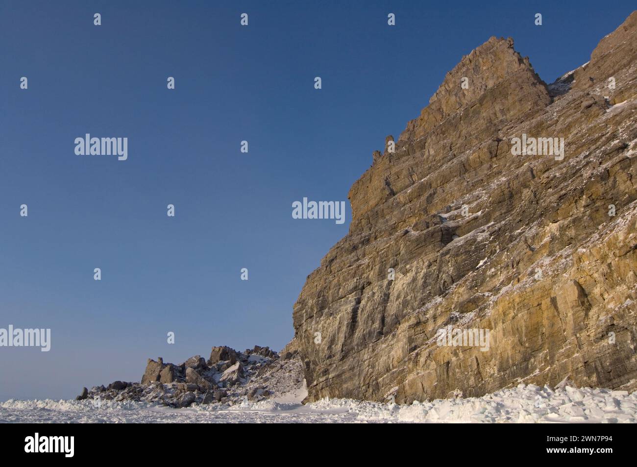 Cape Lisburne area high winds and cross sea currents western corner of ...