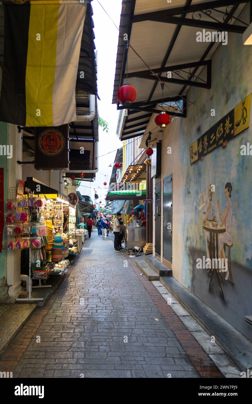 Concubine Lane at Ipoh, Perak MALAYSIA Stock Photo - Alamy