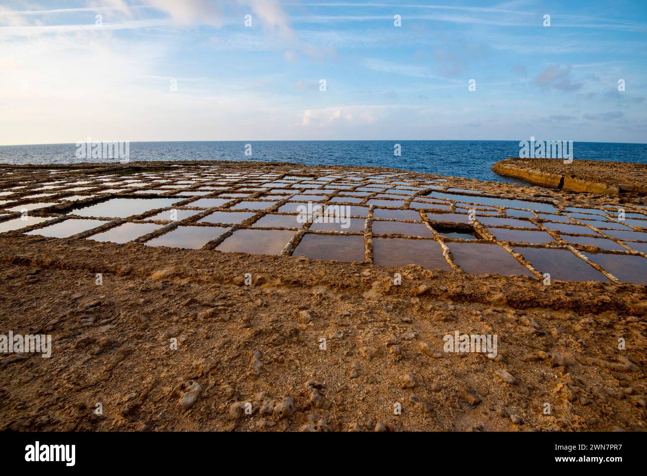 Salt pans gozo island hi-res stock photography and images - Alamy