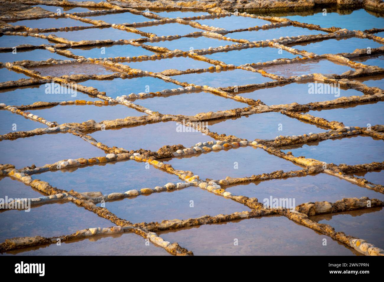 Salt pans gozo island hi-res stock photography and images - Alamy