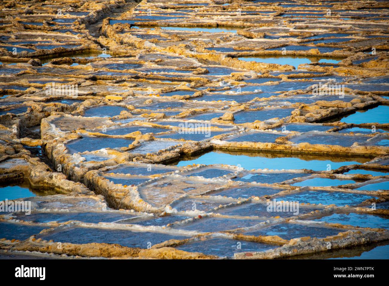 Salt pans gozo island hi-res stock photography and images - Alamy