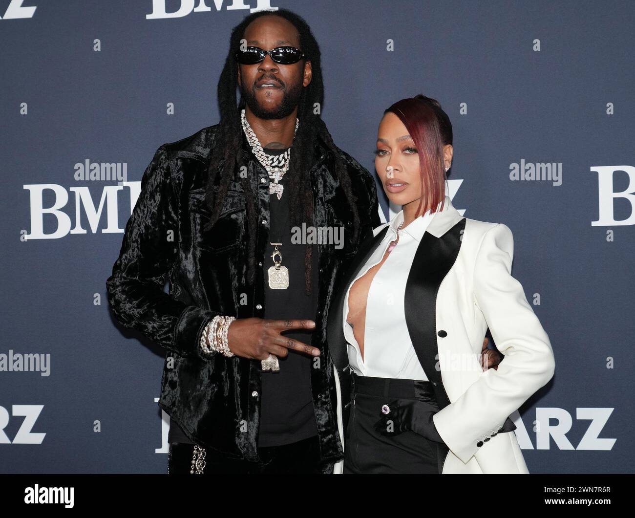 Los Angeles, USA. 29th Feb, 2024. (L-R) 2 Chainz and La La Anthony at ...